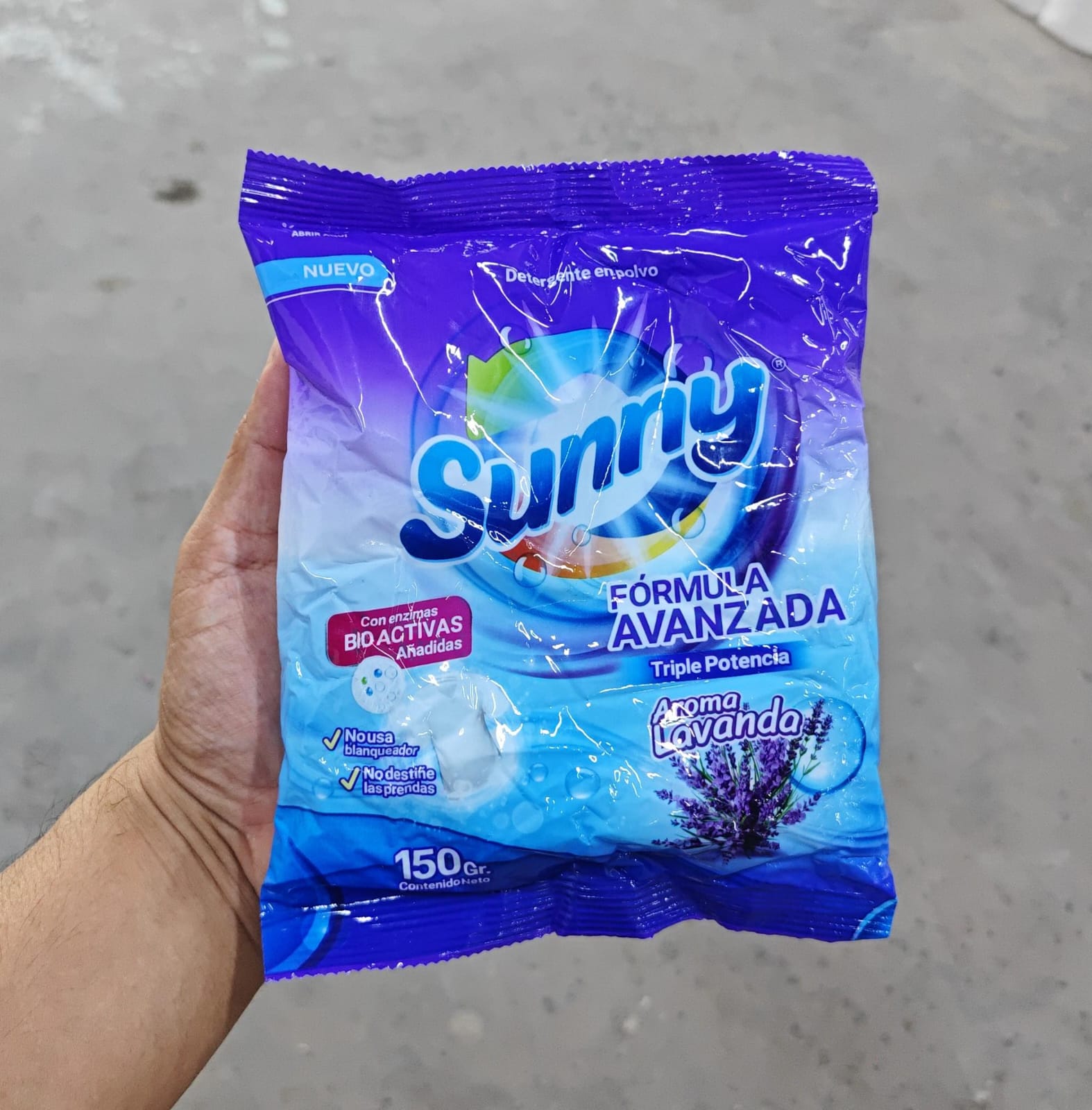 DETERGENTE SUNNY LAVANDA 150G