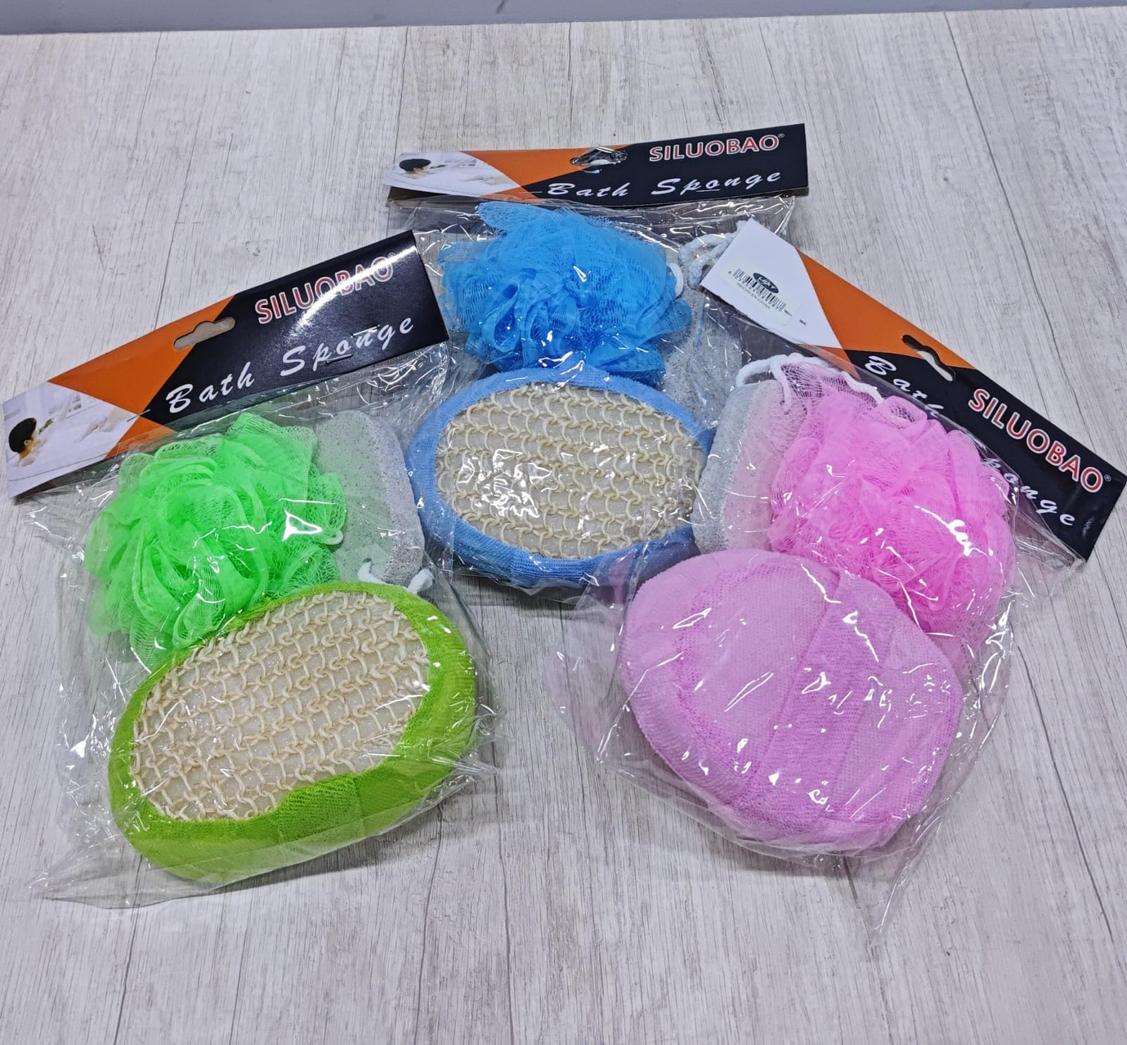 KIT BAÑO ESPONJA 3 EN 1